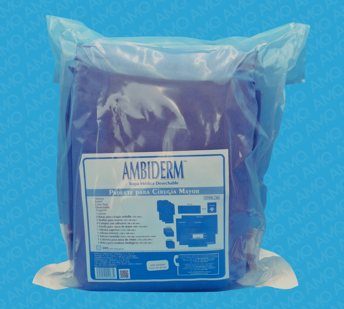 PAQUETE DE CIRUGIA MAYOR SMS ESTERIL – AMQ