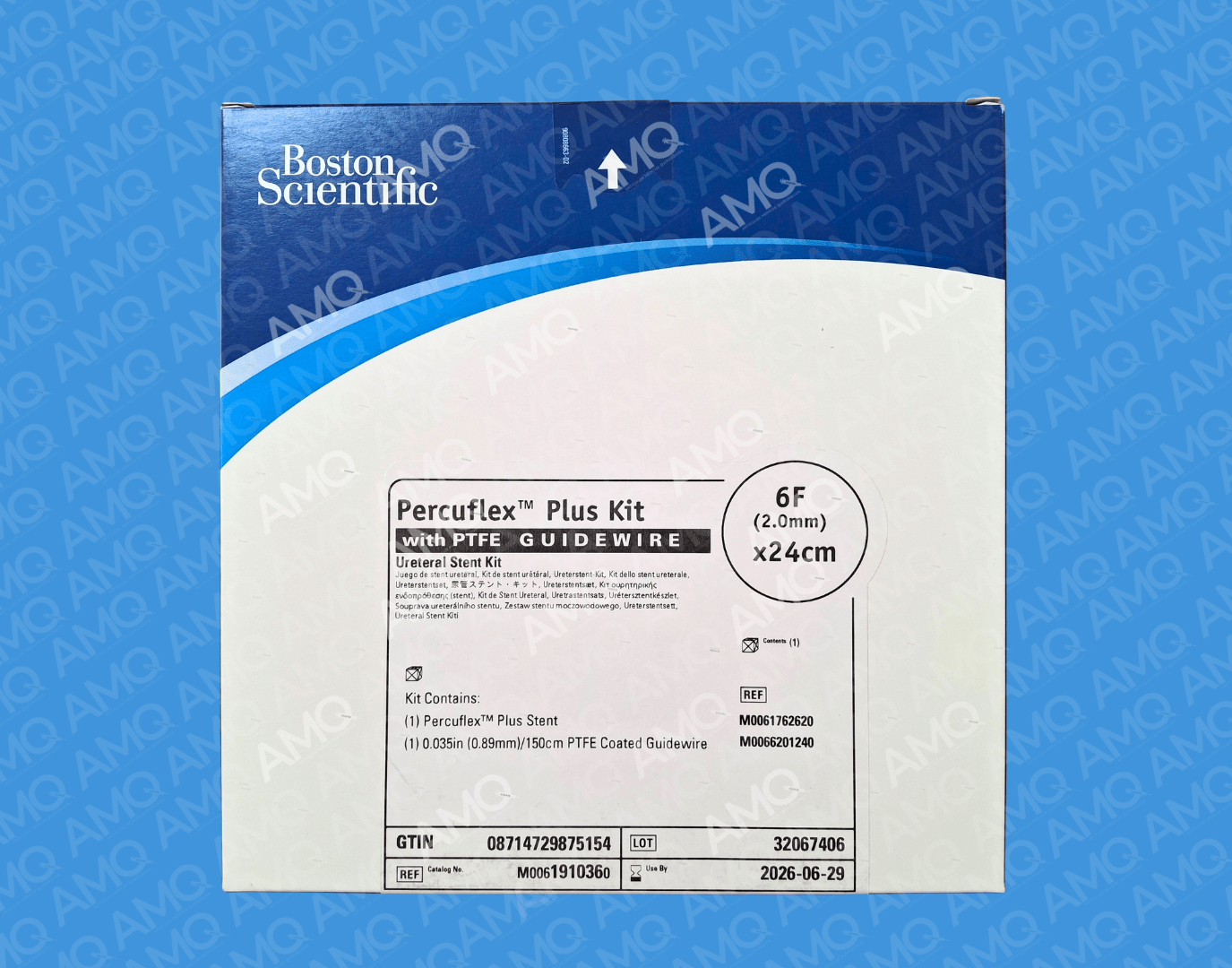 PERCUFLEX PLUS 6FR (2.0MM) X 24CM W.035¨ – AMQ