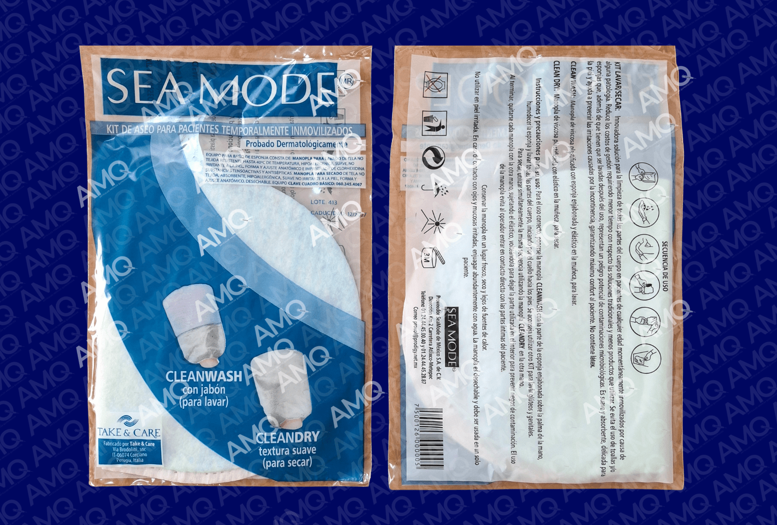 SEA MODE KIT C/2 EPO P/BAÑO DE ESPONJA – AMQ