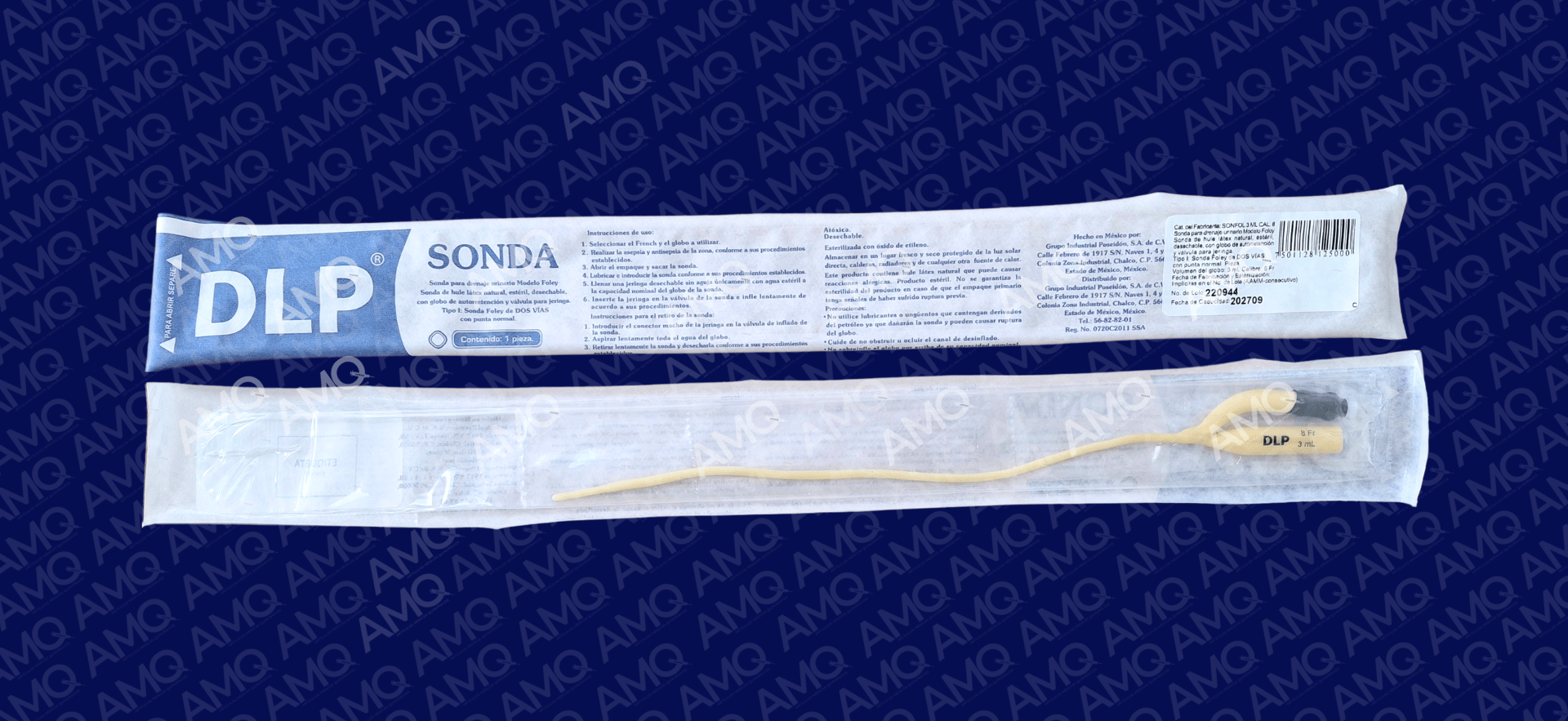 SONDA FOLEY 3ML CAL.8FR (2VÍAS) – AMQ