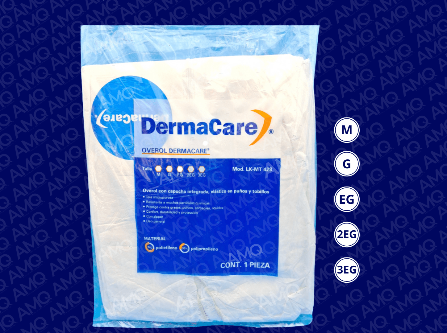 OVEROL DERMA CARE TYVEK TALLA L – AMQ